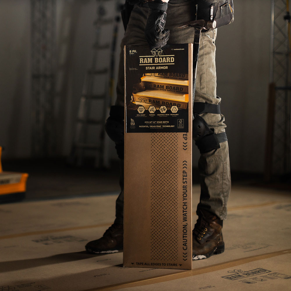 Ram Board Stair Armor for Stair Protection