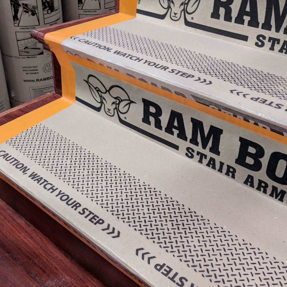 Ram Board Stair Armor for Stair Protection