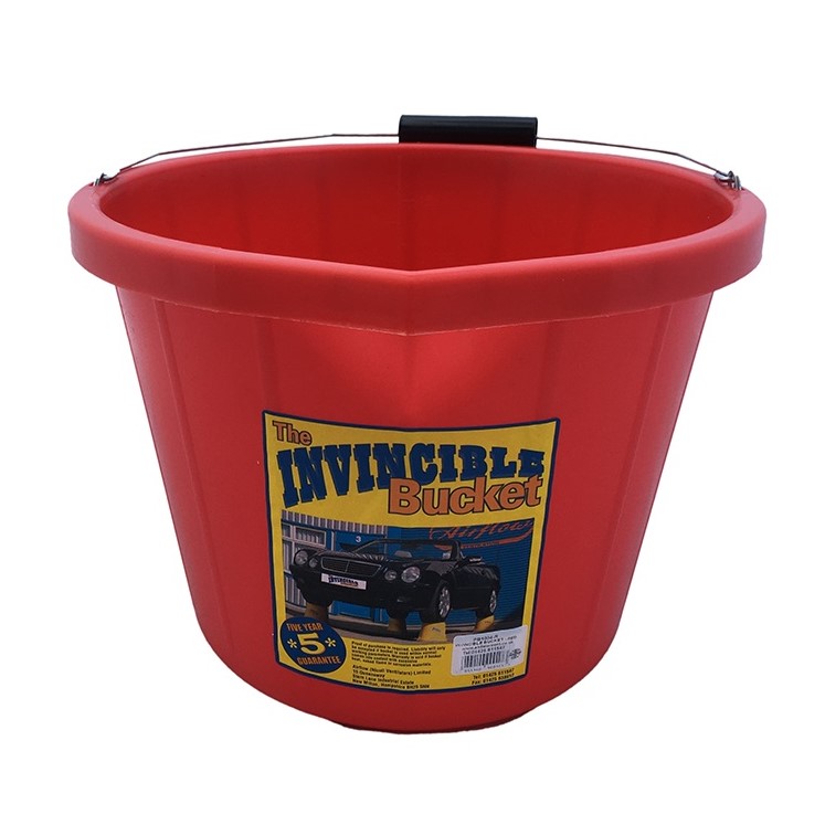 Invincible Bucket 15L Red - Agri & Construction Buckets