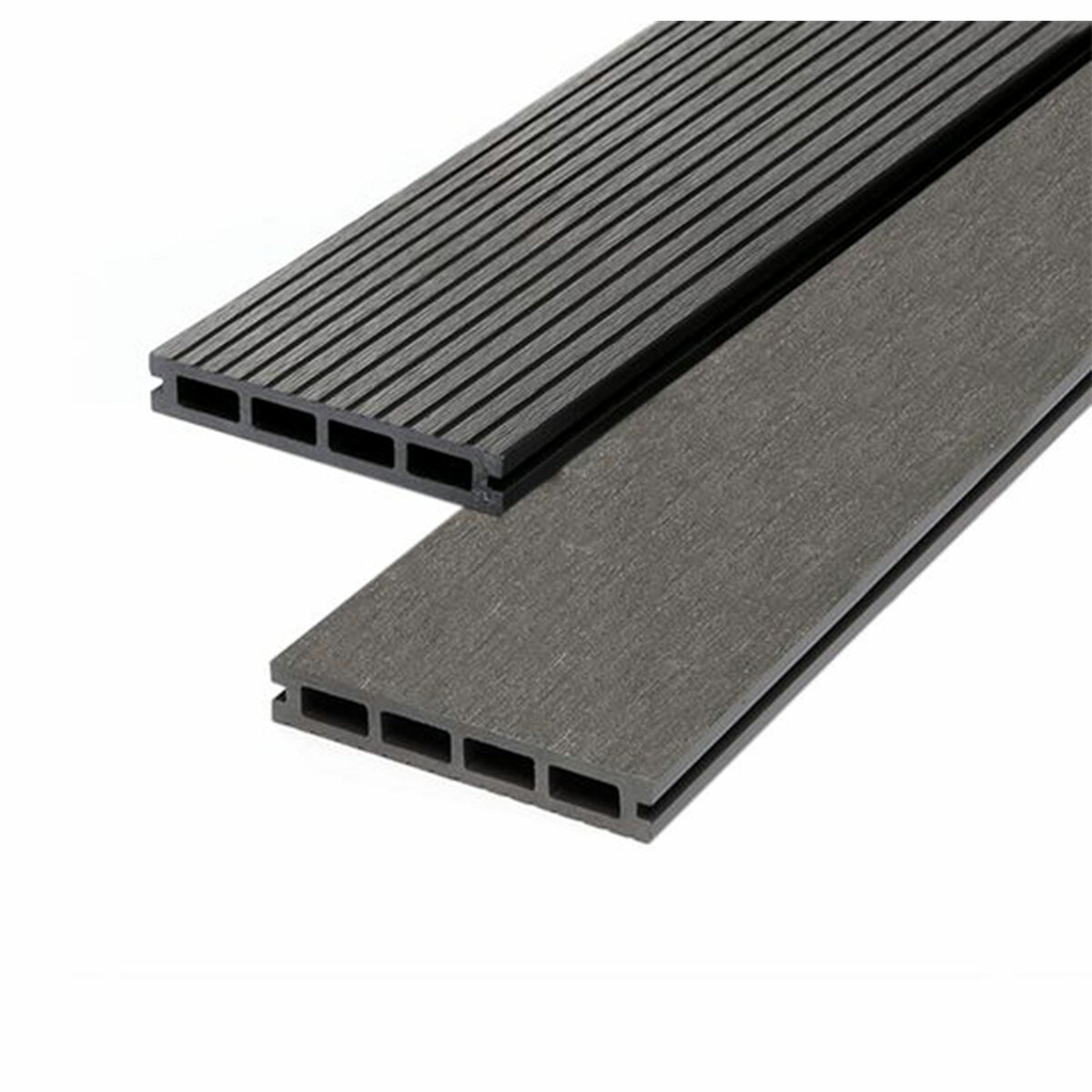 Square Hole Composite Decking 3.6M Anthracite