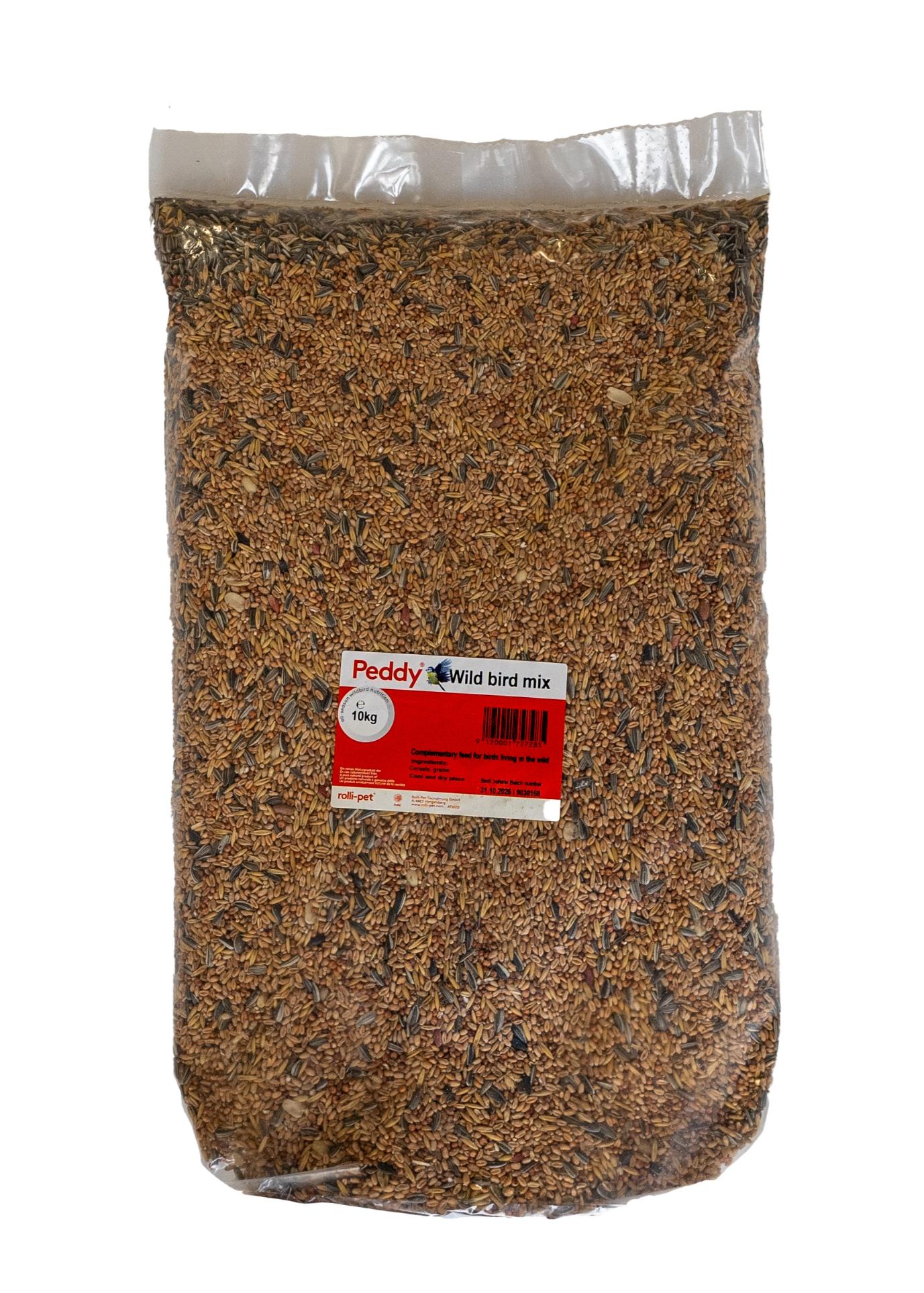 Peddy Wild Bird Seed 10KG Bag - Ideal for Garden Birds