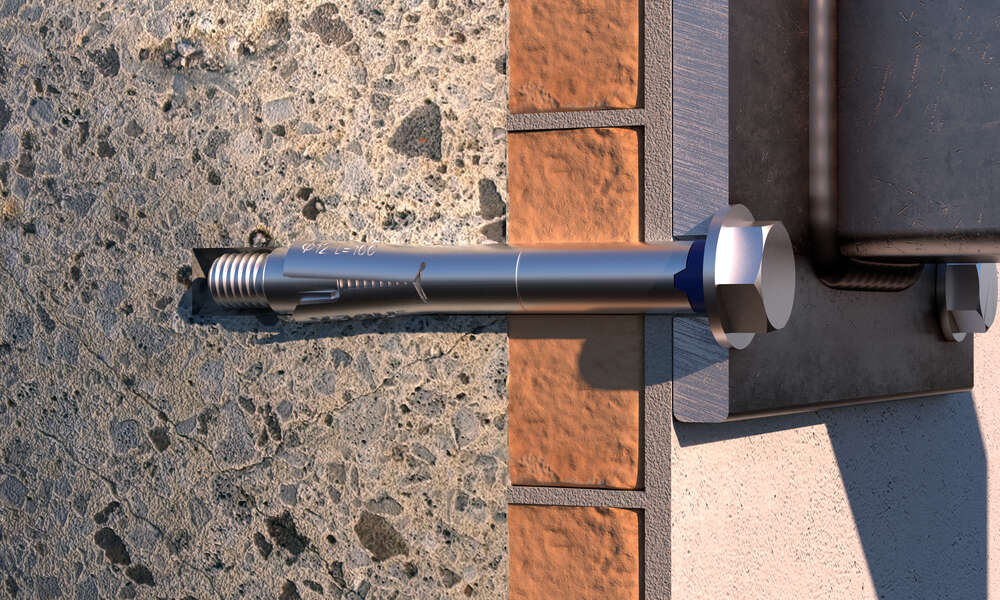 Anti-Spin Sleeve Anchor w Hex Head M10x70 Ø12mm 100