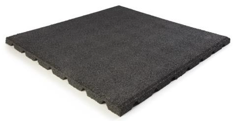 Rubber Tiles by Aslon Grey