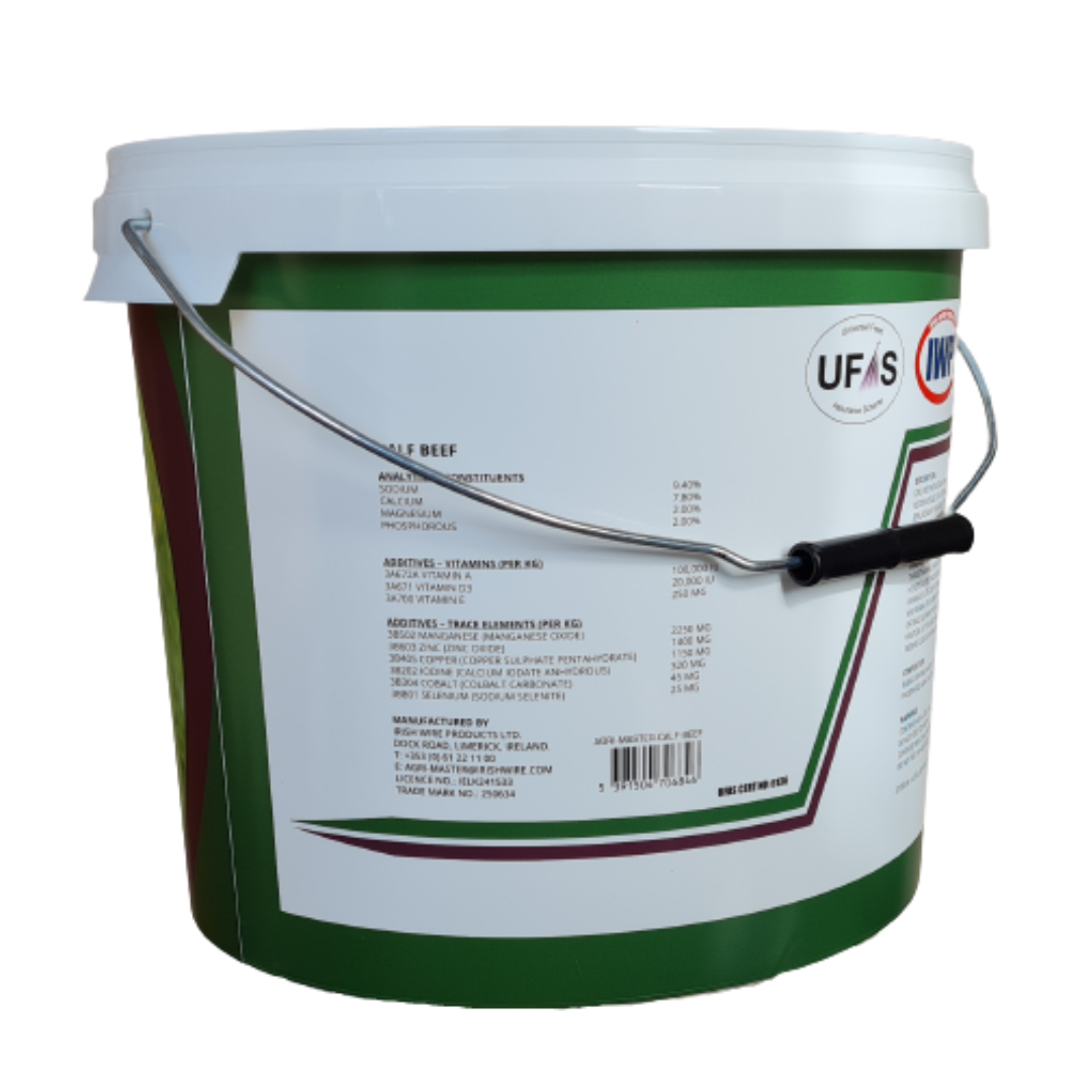 Agri‑Master Calf‑Beef Mineral Licks Animal Feed 20KG Bucket