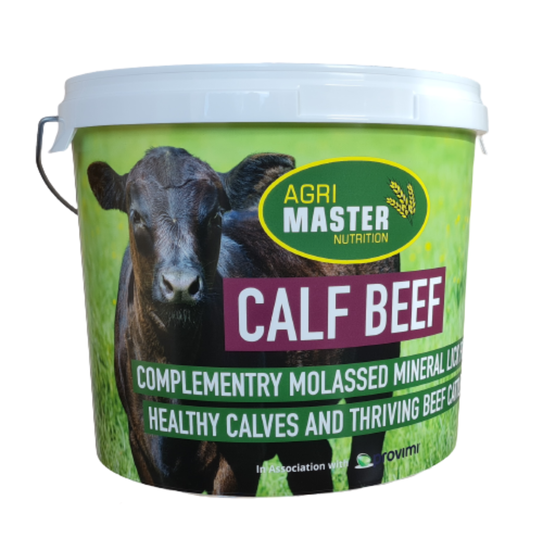 Agri‑Master Calf‑Beef Mineral Licks Animal Feed 20KG Bucket
