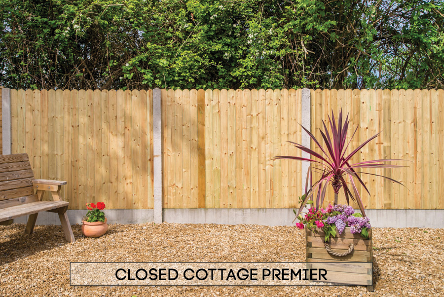 Closed Cottage Premier Fence Panel 1.8X1.8M