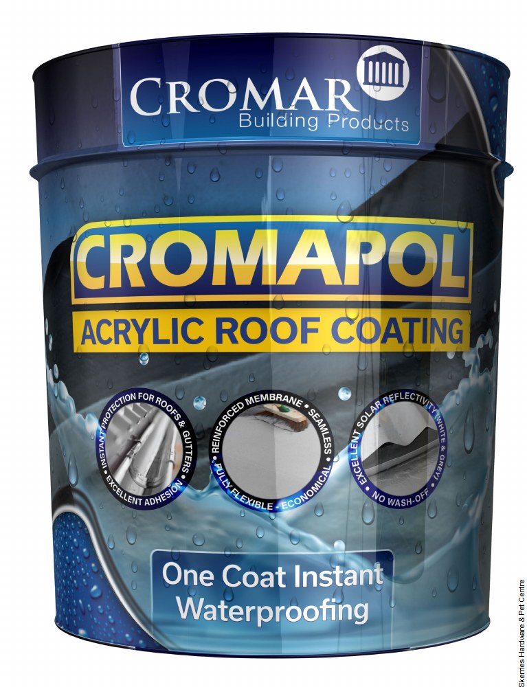 Cromar Cromapol Opaque 2.5KG Acrylic Roof Coating for Liquid Roofing ...
