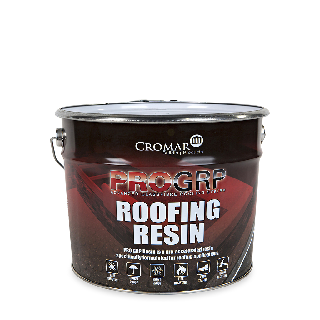 Cromar Pro GRP Roofing Resin 10KG Roofing Resin for Liquid Roofing Systems