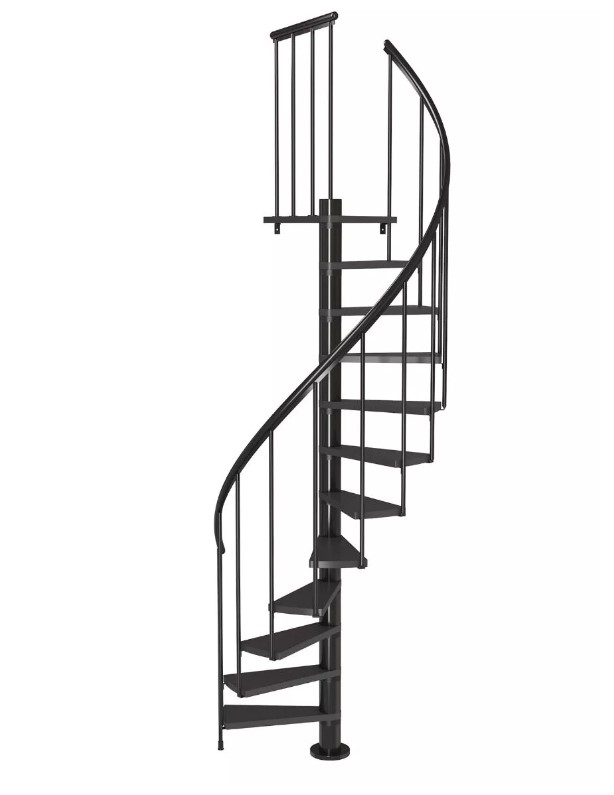 Dolle Calgary Spiral Staircase Black