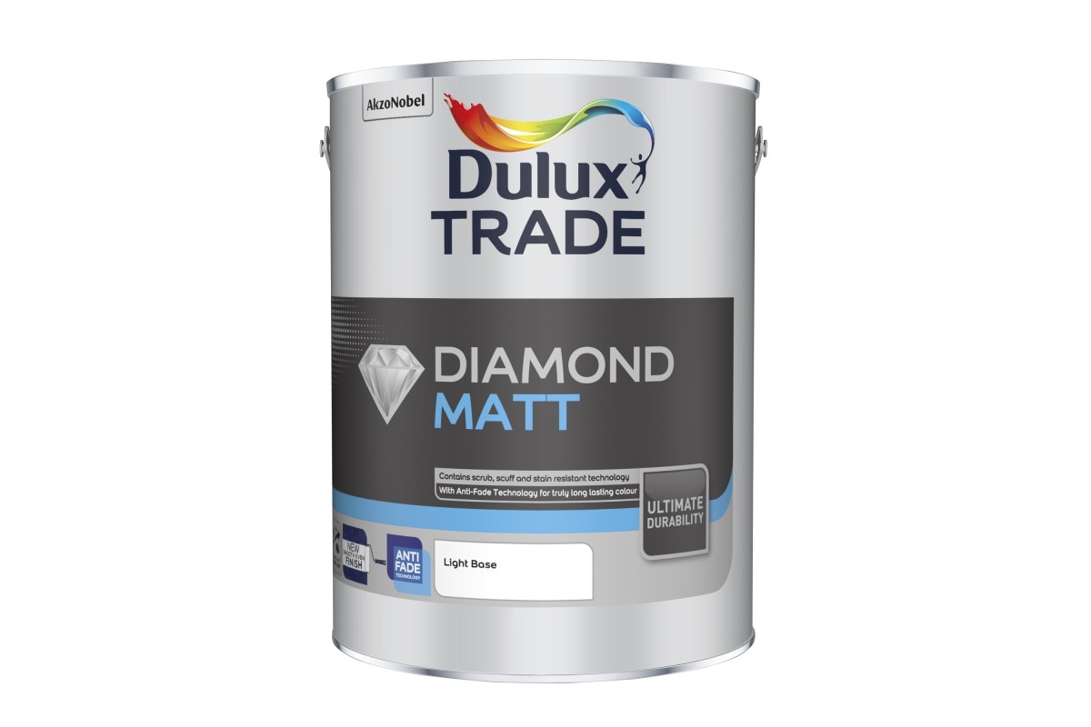Dulux Trade Diamond Matt Light Base 5L Interior Paint