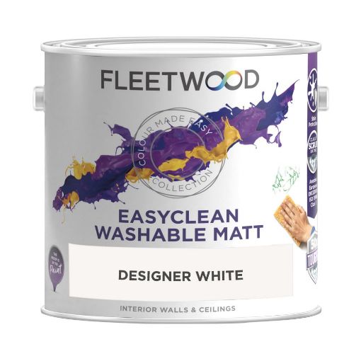 Fleetwood EasyClean Matt 2.5L Brilliant White Interior Paint