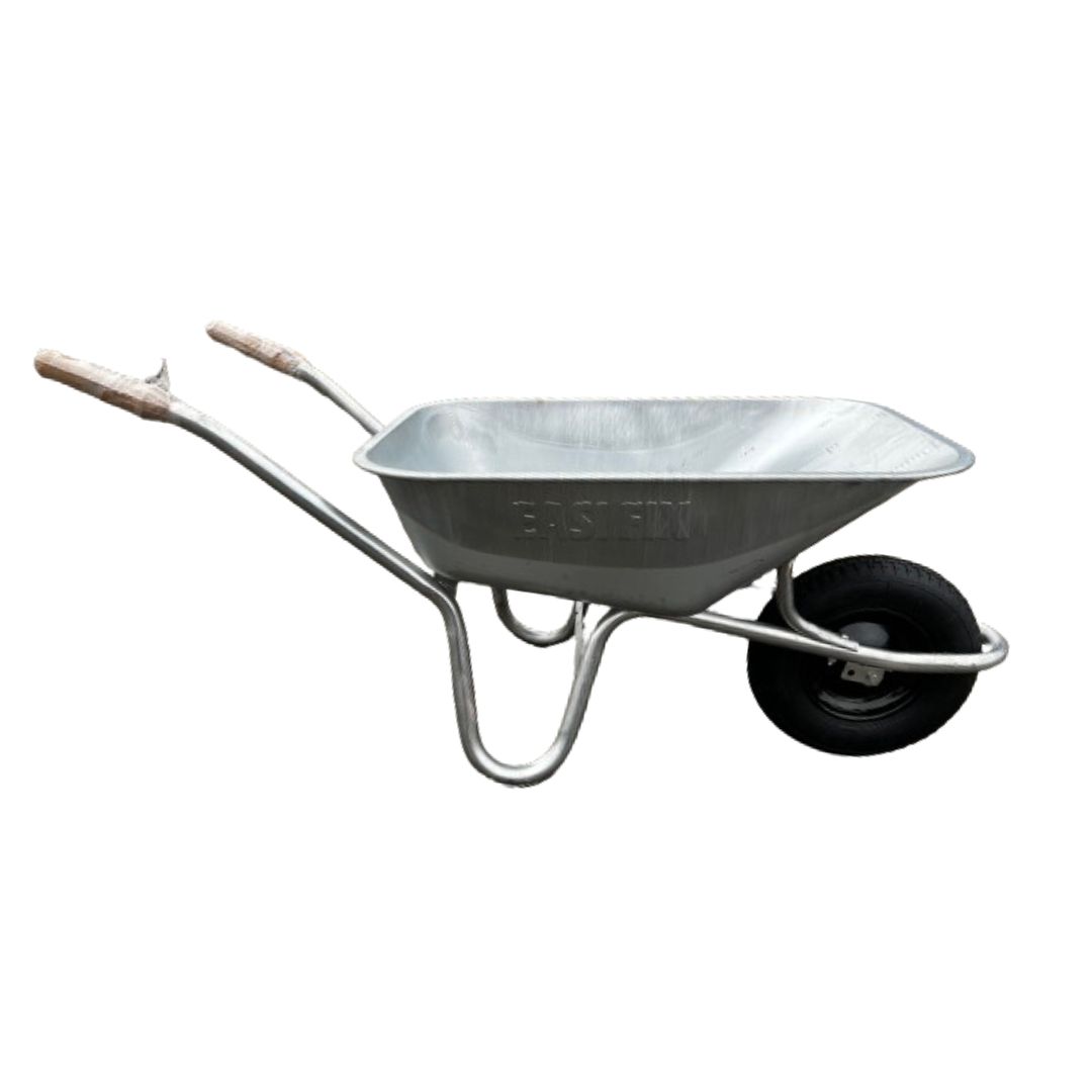 Galvanised Heavy Duty Builders Wheelbarrow - 90L