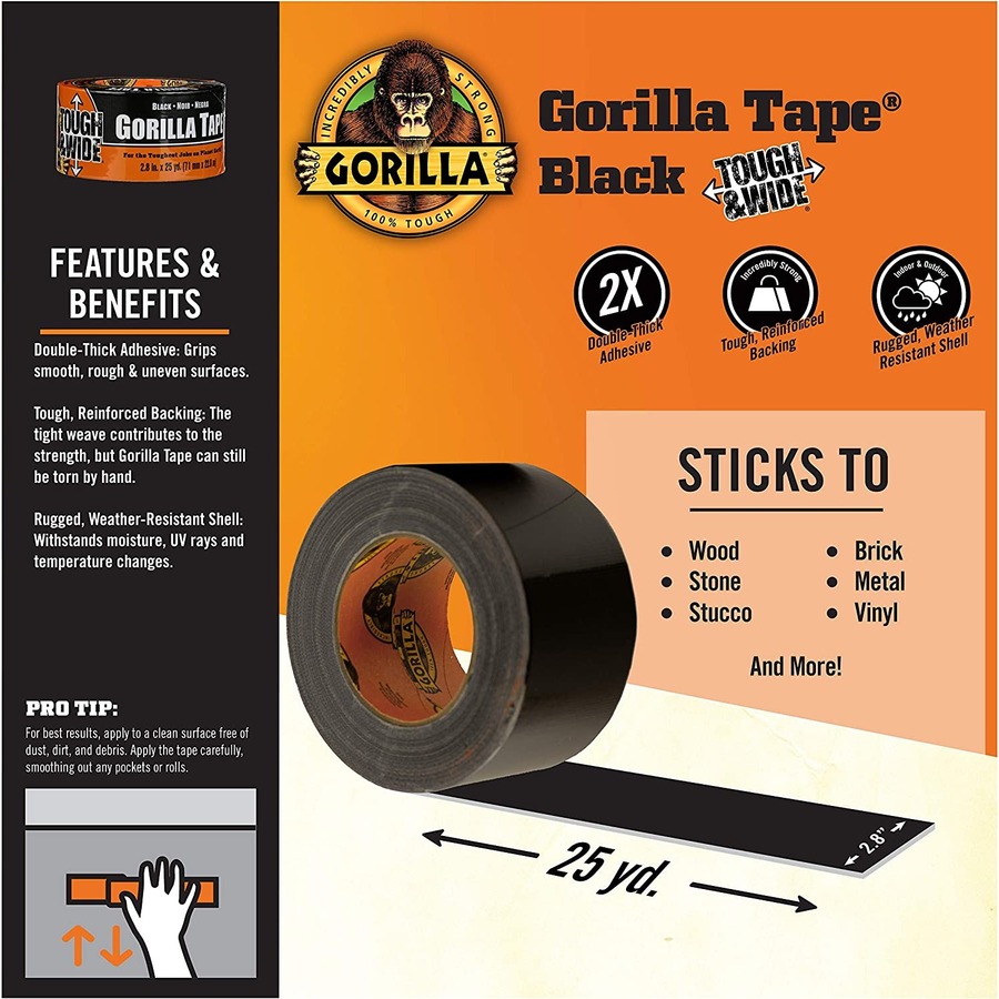 Gorilla Tough & Wide Duct Tape 27M
