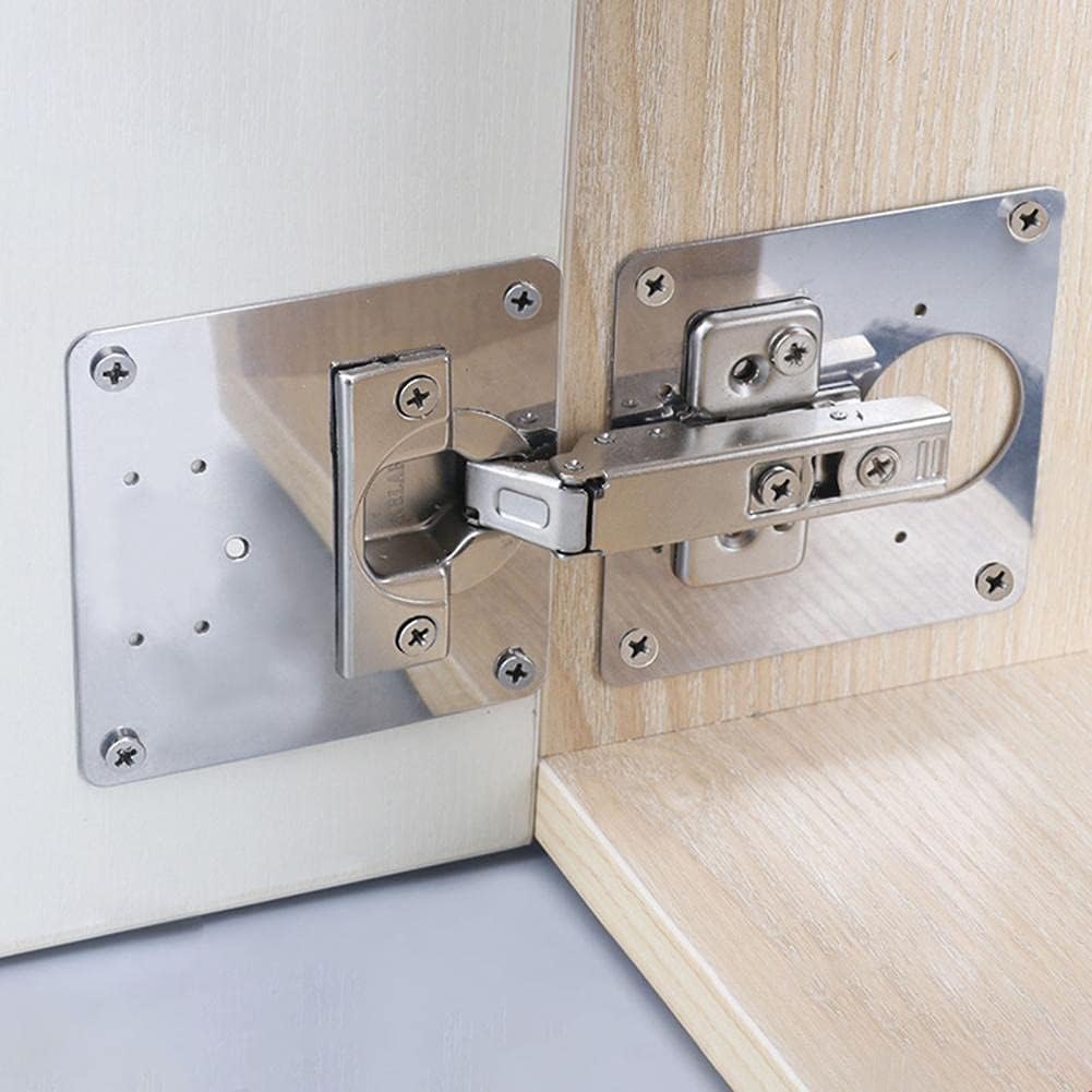 Hinge Repair Plate 90mm x 90mm for repairing loose or damaged hinges on ...