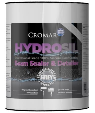 Cromar Hydrosil 5KG Silicone Roof Coating for Liquid Roofing Systems