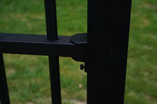 Ring Top Railing with Picket Bottom Rail 2400X600mm Fence Foundry