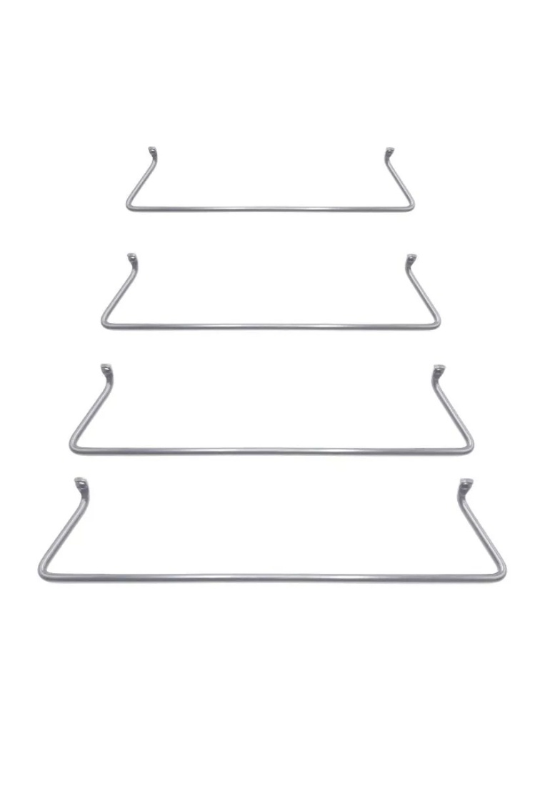 Dolle Riser Bars for Spiral Staircase Safety Grey (12 Pack)