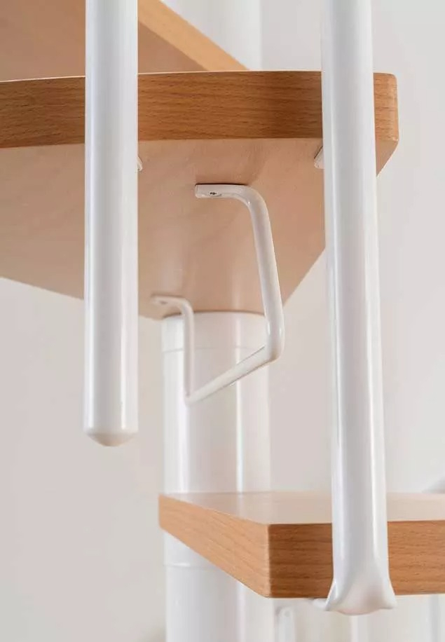 Dolle Riser Bars for Spiral Staircase Safety White (12 Pack)
