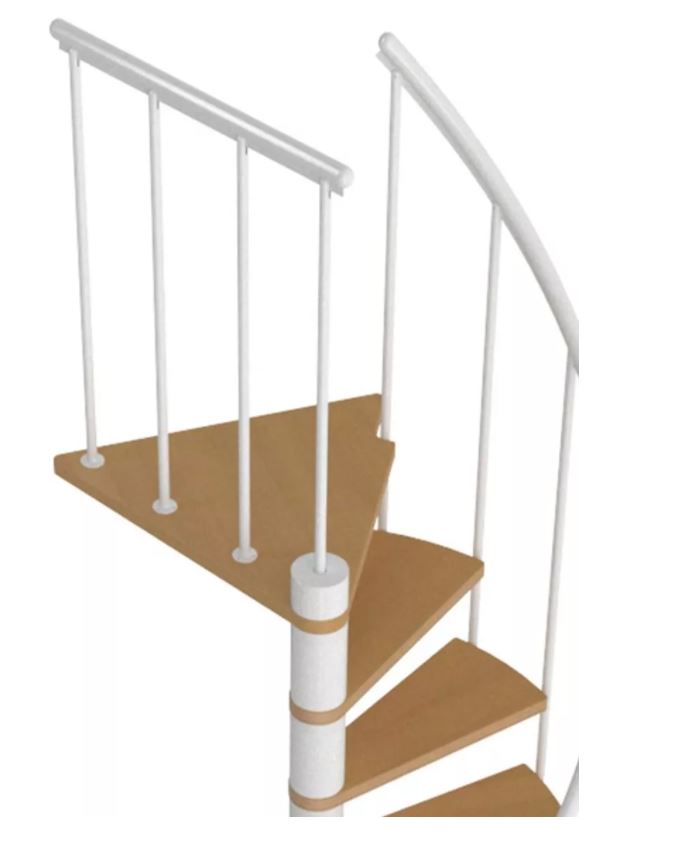 Spiral Staircase White Dolle Calgary