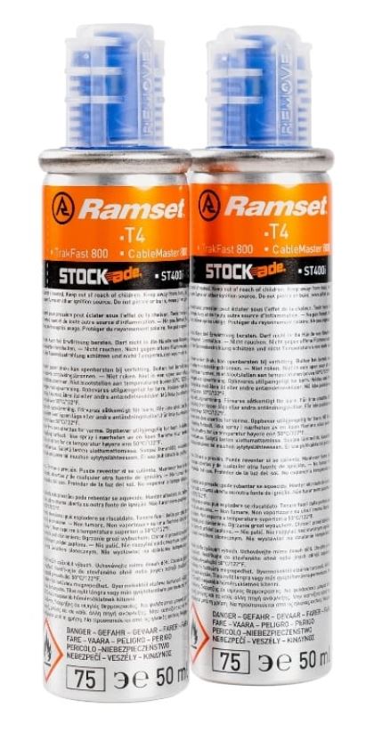 Stockade ST400i Staples 50X4mm (1000) + 2 Gas Cells