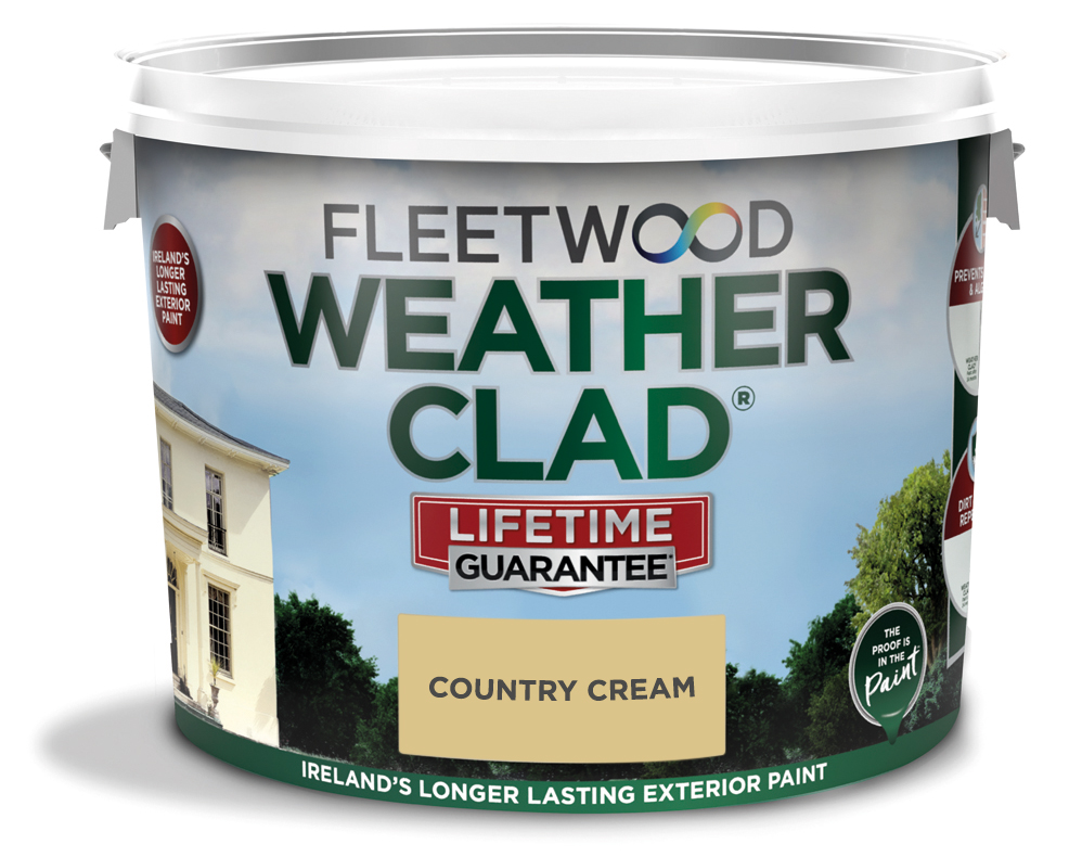 Fleetwood Weatherclad 10L Country Cream Exterior Paint