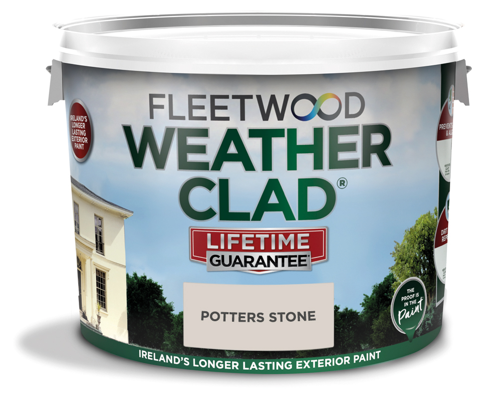 Fleetwood Weatherclad 10L Potters Stone Exterior Paint