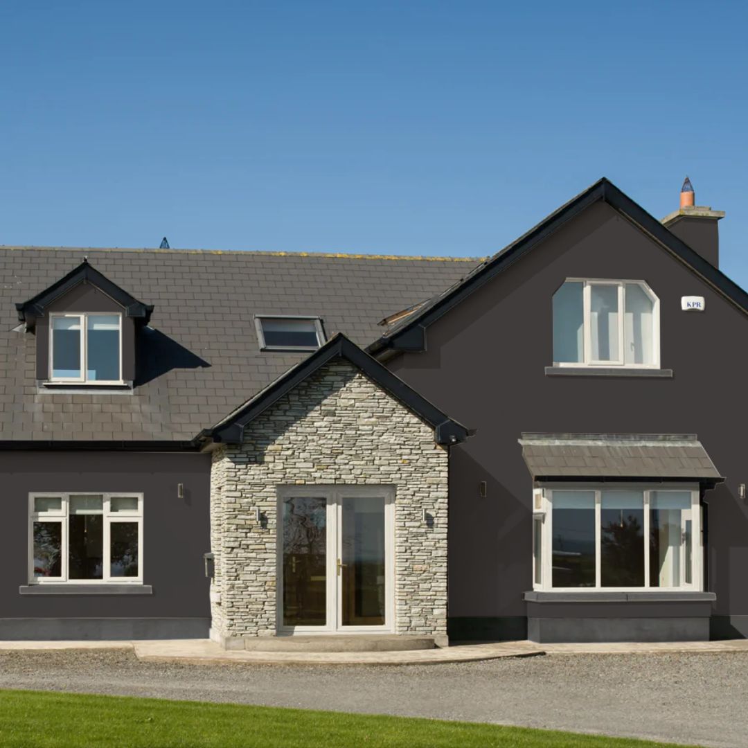 Dulux Weathershield 10L Black Exterior Paint