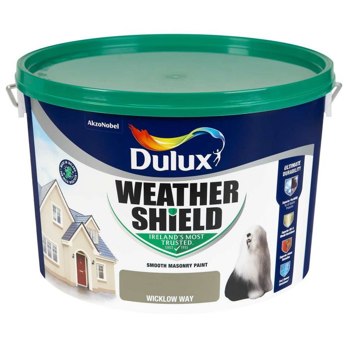 Dulux Weathershield 10L Wicklow Way Exterior Paint